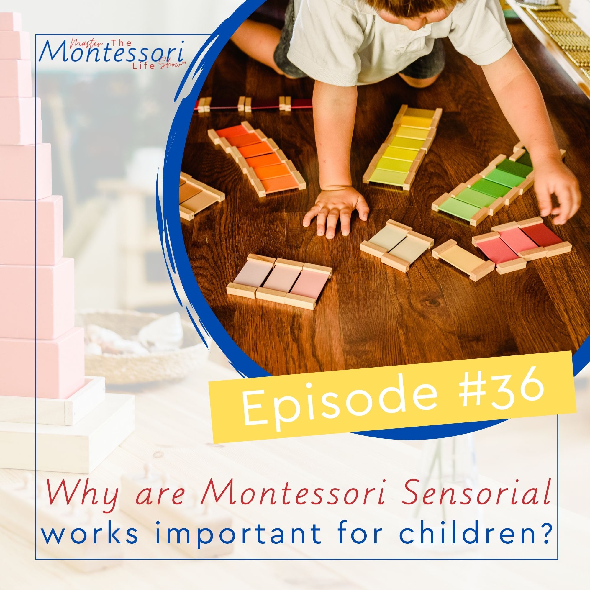 Episode 36 Why are Montessori Sensorial Works so Important for Children?