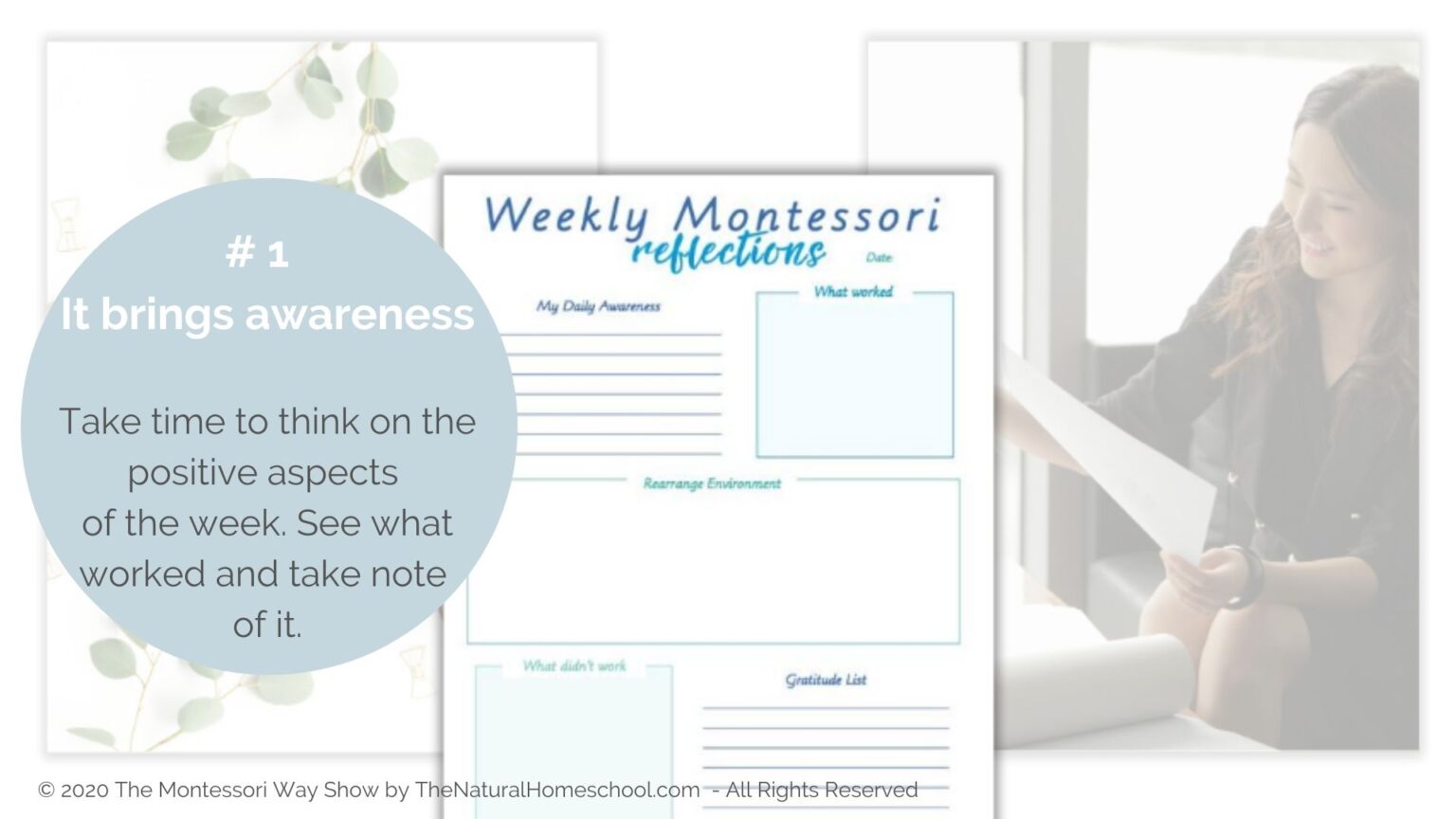 Why Weekly Reflections are Important when Doing Montessori