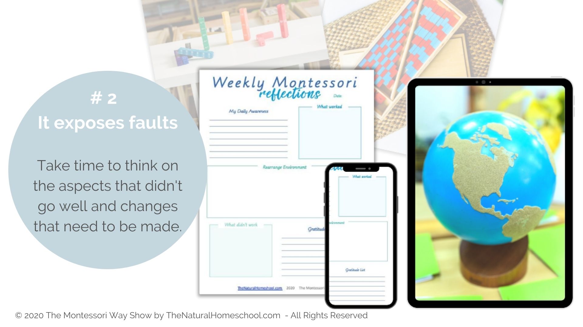 Why Weekly Reflections are Important when Doing Montessori
