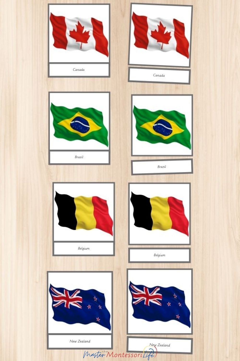 Teach Children the Flags of the World the Montessori Way