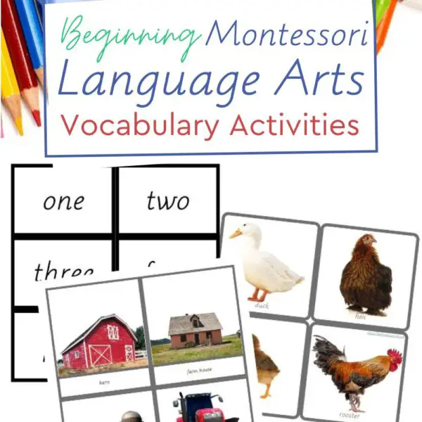 Montessori "The Farm" Noun Cards and Grammar Symbol + Lesson Plan