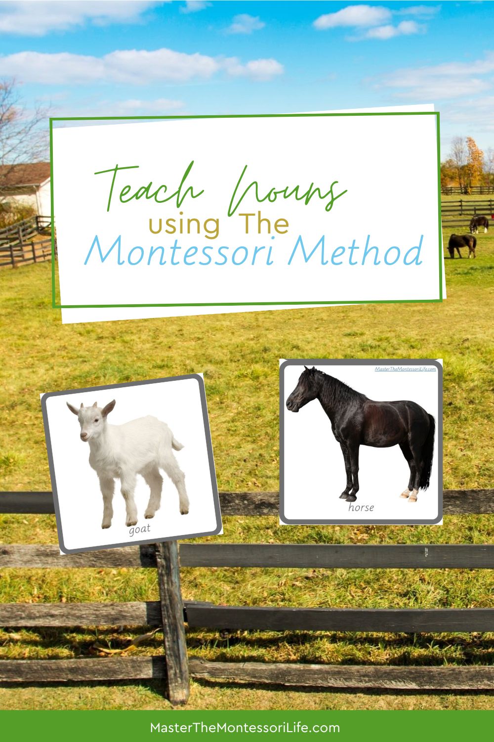 Teach Nouns using the Montessori Method