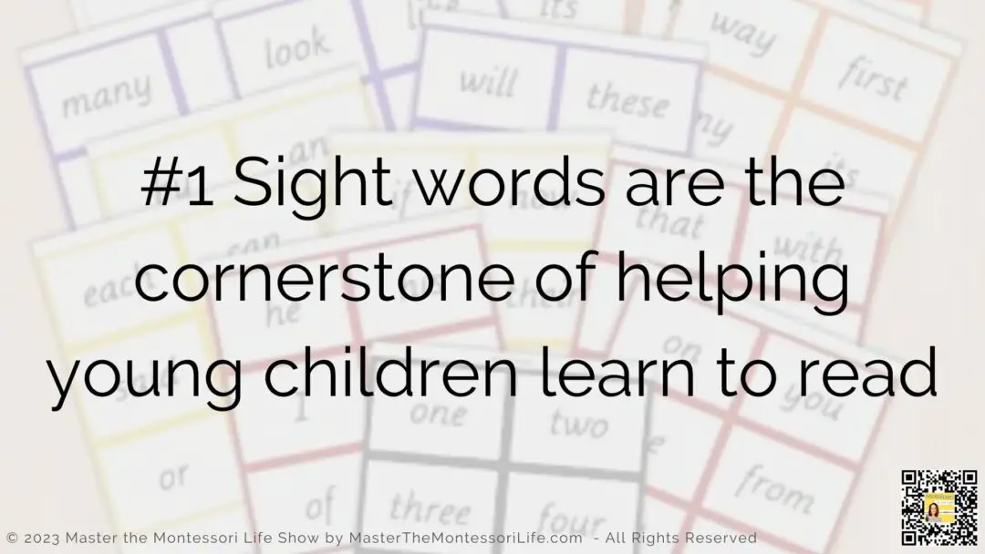 Teaching Sight Words the Montessori Way - Master the Montessori Life