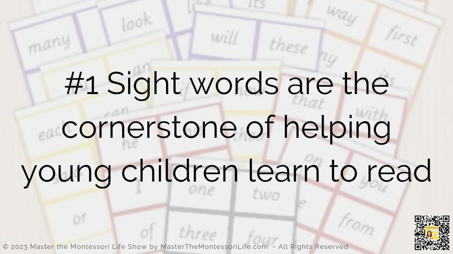 Teaching Sight Words the Montessori Way - Master the Montessori Life